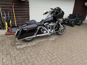 Melns Harley-Davidson Road Glide 2016 Mažeikiai, ar dzinēja tilpumu 1.69 L un nobraukumu 86 tūkst. km par 10000 €, foto 3 vietnē AUTOMOTO.COM.LV