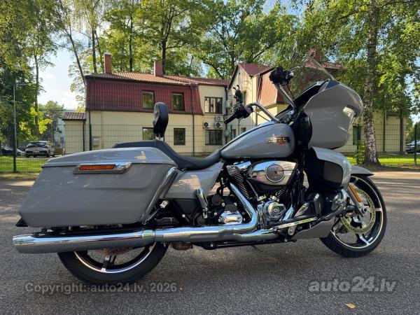 Black Harley-Davidson Road Glide 2025 in Tallinn, with an engine capacity of 1.92 L and mileage of 14 thousand km for 28900 €, photo 1 on AUTOMOTO.COM.LV