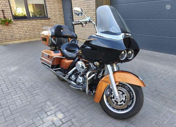 Oranžs Harley-Davidson Road Glide 2008 Viļņa, ar dzinēja tilpumu 1.57 L un nobraukumu 108 tūkst. km par 7100 €, foto 2 vietnē AUTOMOTO.COM.LV
