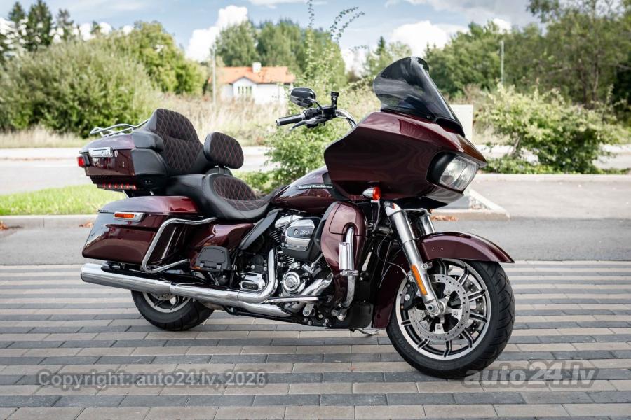 Red Harley-Davidson Road Glide 2019 in Tallinn, with an engine capacity of 1.87 L and mileage of 25 thousand km for 21990 €, photo 1 on AUTOMOTO.COM.LV