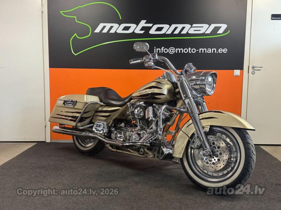 Smilšu krāsa Harley-Davidson Road King 2003 Tartu, ar dzinēja tilpumu 1.69 L un nobraukumu 46 tūkst. km par 8790 €, foto 1 vietnē AUTOMOTO.COM.LV