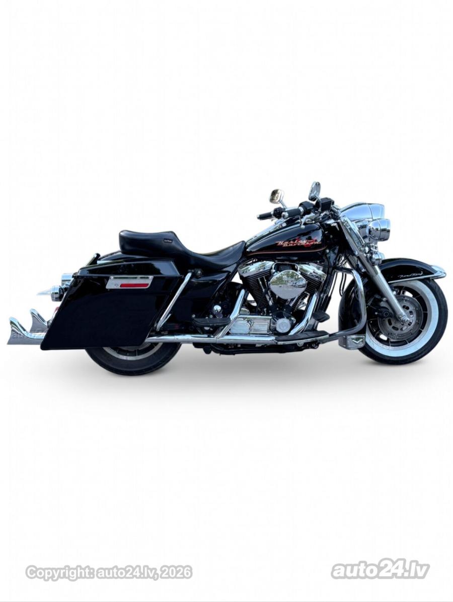 Черный Харли-Девидсон Road King 1995 в Таллин, объемом двигателя 1.34 л и пробегом 66 тыс. км за 8500 €, фото 4 на AUTOMOTO.COM.LV