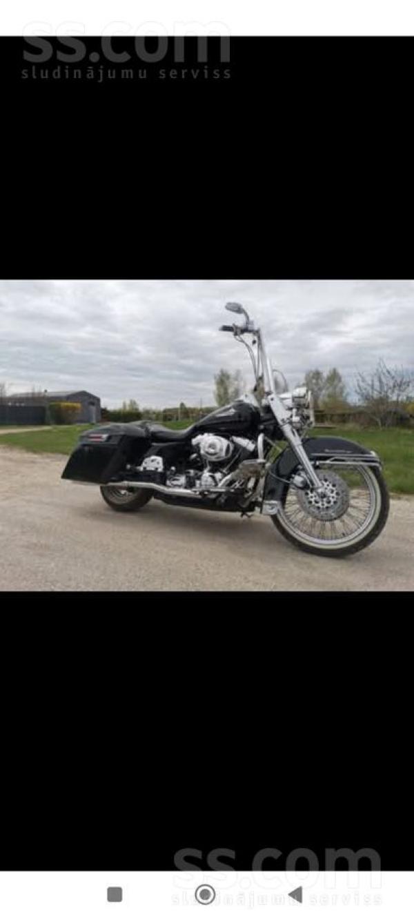 Harley-Davidson Road King 1999 in Riga on AUTOMOTO.COM.LV Harley-Davidson Road King 1999 in Riga, with an engine capacity of 1.34 L and mileage of 0 thousand km for 7770 €, photo 4 on AUTOMOTO.COM.LV