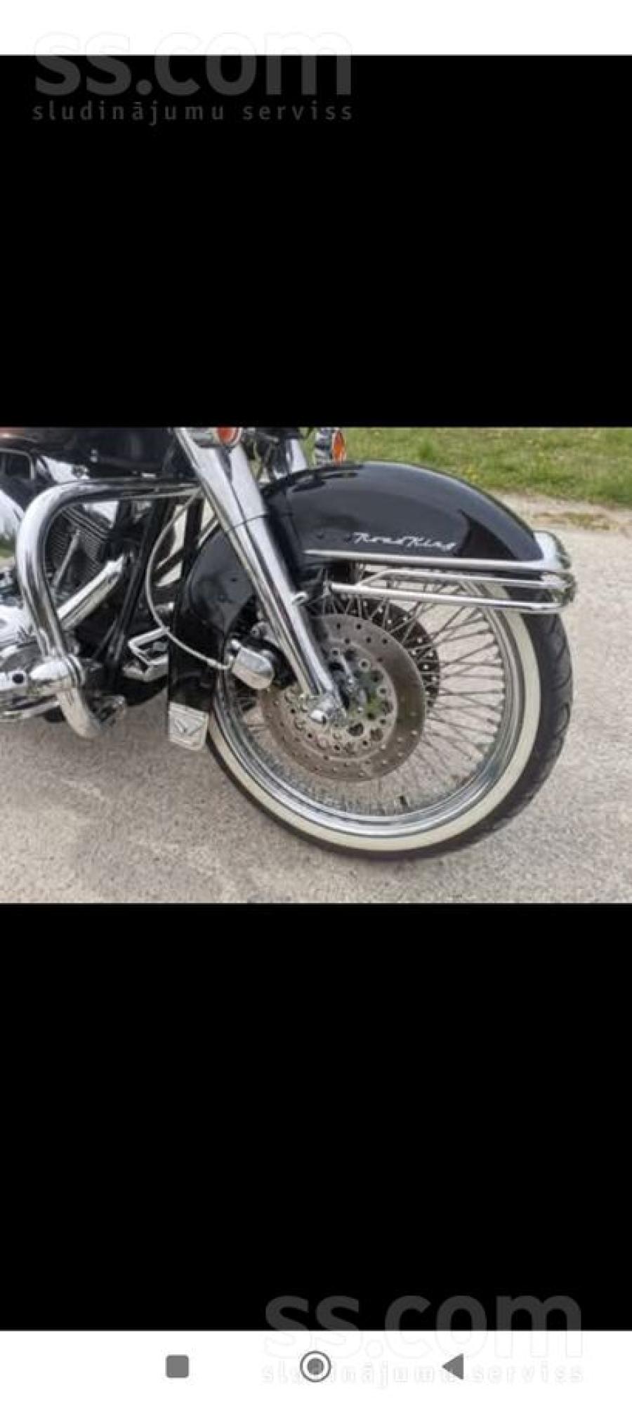 Harley-Davidson Road King 1999 in Riga, with an engine capacity of 1.34 L and mileage of 0 thousand km for 7770 €, photo 8 on AUTOMOTO.COM.LV