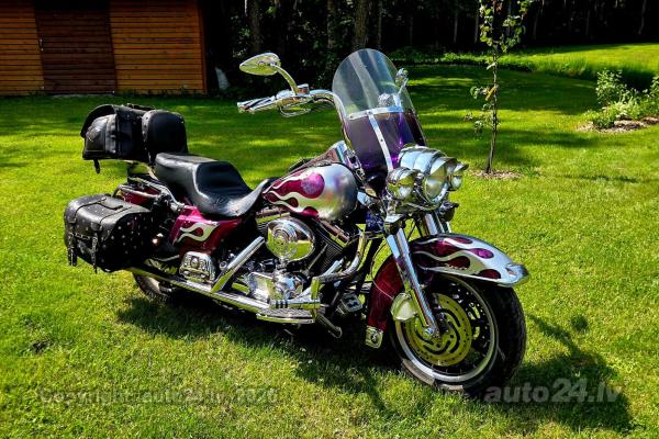 Violets Harley-Davidson Road King 2001 Tallina, ar dzinēja tilpumu 1.34 L un nobraukumu 0 tūkst. km par 7500 €, foto 2 vietnē AUTOMOTO.COM.LV