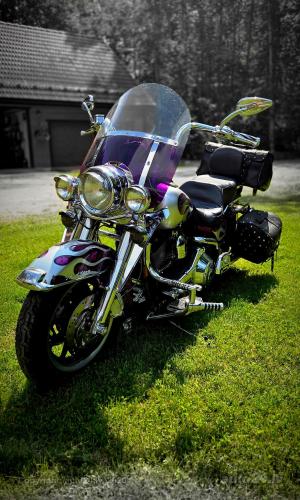 Фиолетовый Харли-Девидсон Road King 2001 в Таллин, объемом двигателя 1.34 л и пробегом 0 тыс. км за 7500 €, фото 4 на AUTOMOTO.COM.LV