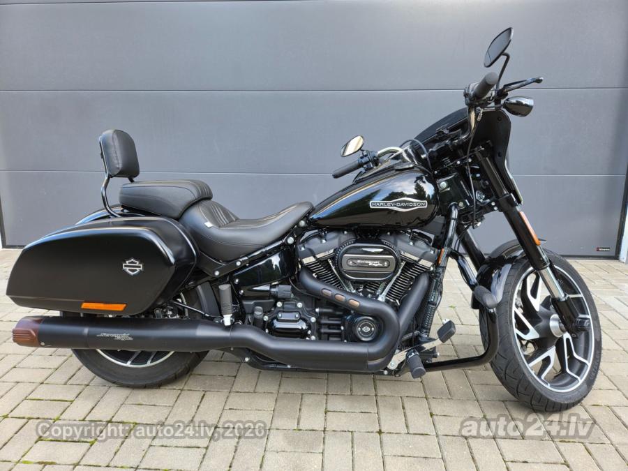 Black Harley-Davidson Sport Glide 2018 in Tallinn, with an engine capacity of 1.75 L and mileage of 32 thousand km for 15000 €, photo 4 on AUTOMOTO.COM.LV