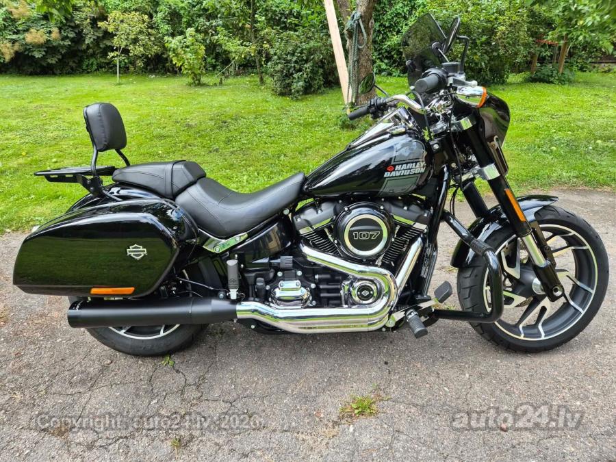 Черный Харли-Девидсон Sport Glide 2024 в Таллин, объемом двигателя 1.75 л и пробегом 20 тыс. км за 16000 €, фото 1 на AUTOMOTO.COM.LV