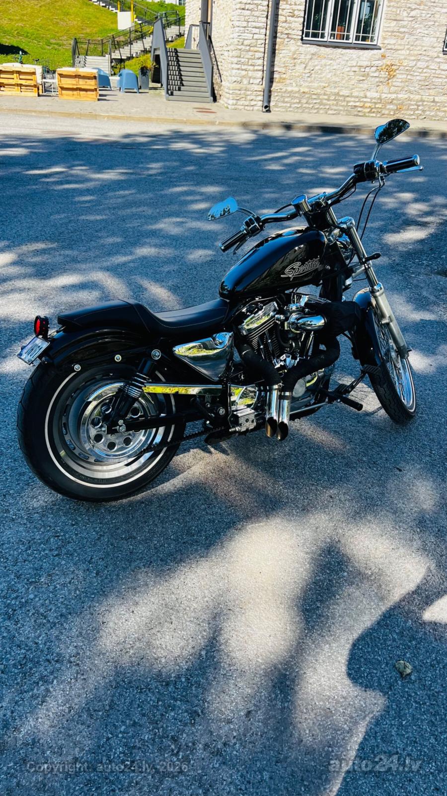 Черный Харли-Девидсон Sportster 1200 1998 в Таллин, объемом двигателя 1.20 л и пробегом 740 тыс. км за 4300 €, фото 1 на AUTOMOTO.COM.LV