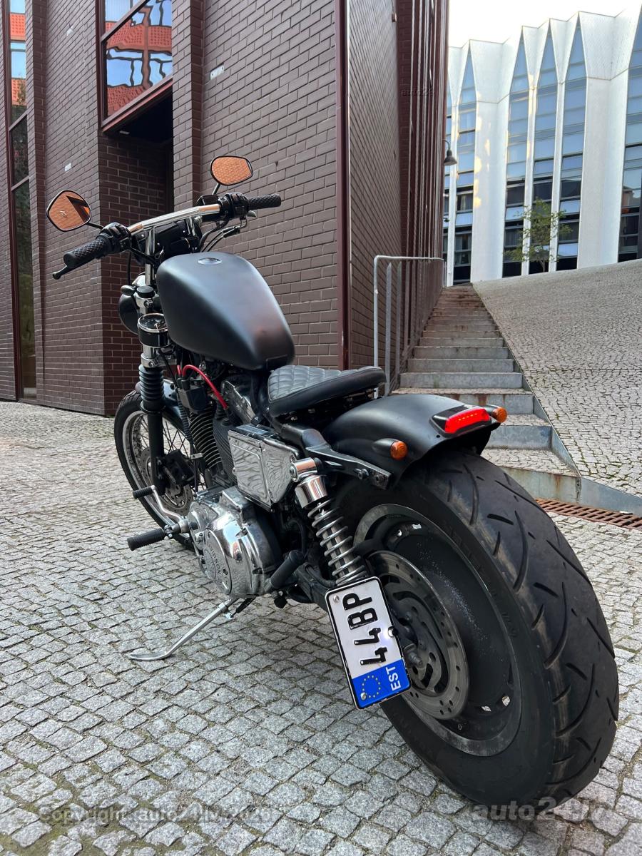 Black Harley-Davidson Sportster 1200 2000 in Tallinn, with an engine capacity of 1.20 L and mileage of 0 thousand km for 4200 €, photo 4 on AUTOMOTO.COM.LV