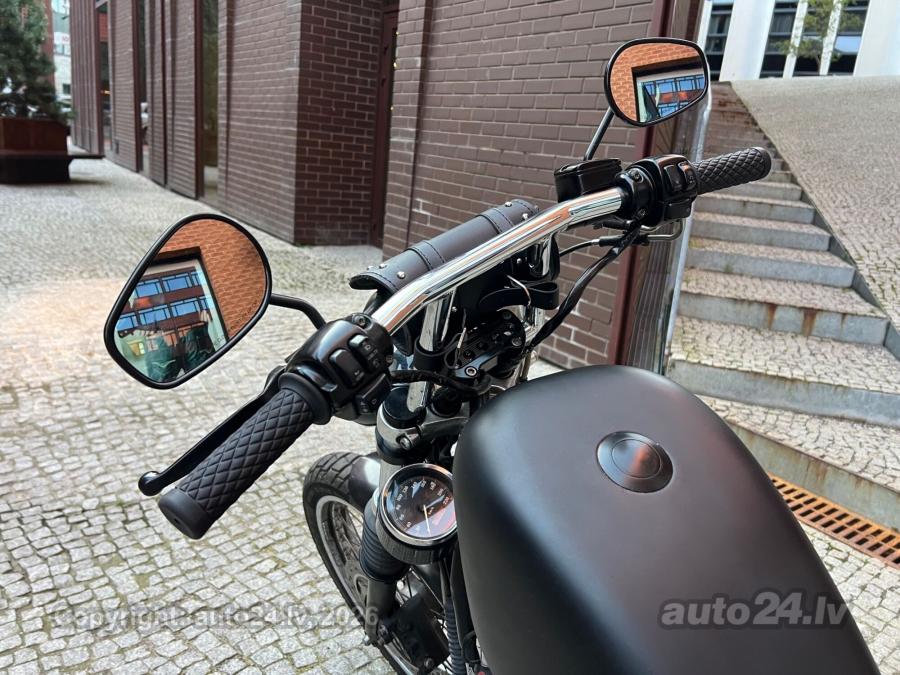 Black Harley-Davidson Sportster 1200 2000 in Tallinn, with an engine capacity of 1.20 L and mileage of 0 thousand km for 4200 €, photo 5 on AUTOMOTO.COM.LV