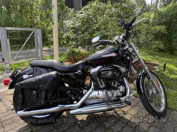 Черный Харли-Девидсон Sportster 1200 2007 в Таллин, объемом двигателя 1.20 л и пробегом 0 тыс. км за 7200 €, фото 1 на AUTOMOTO.COM.LV