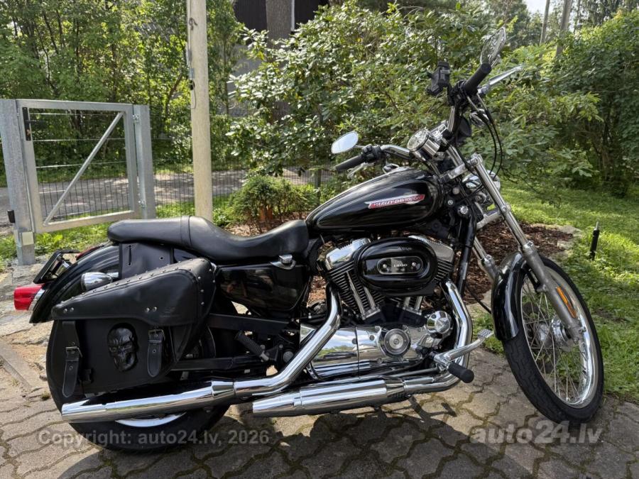Черный Харли-Девидсон Sportster 1200 2007 в Таллин, объемом двигателя 1.20 л и пробегом 0 тыс. км за 7200 €, фото 1 на AUTOMOTO.COM.LV