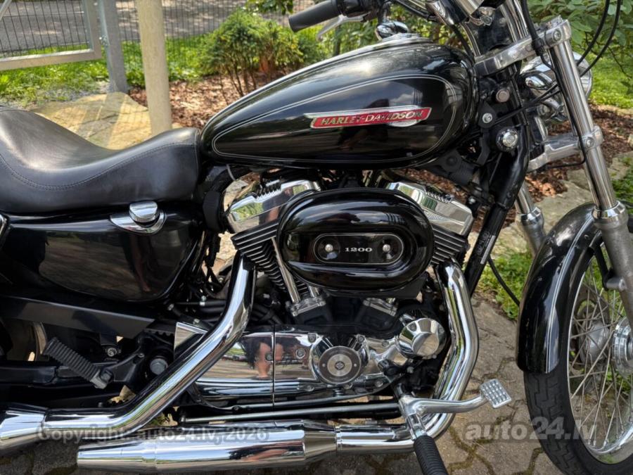 Melns Harley-Davidson Sportster 1200 2007 Tallina, ar dzinēja tilpumu 1.20 L un nobraukumu 0 tūkst. km par 7200 €, foto 2 vietnē AUTOMOTO.COM.LV