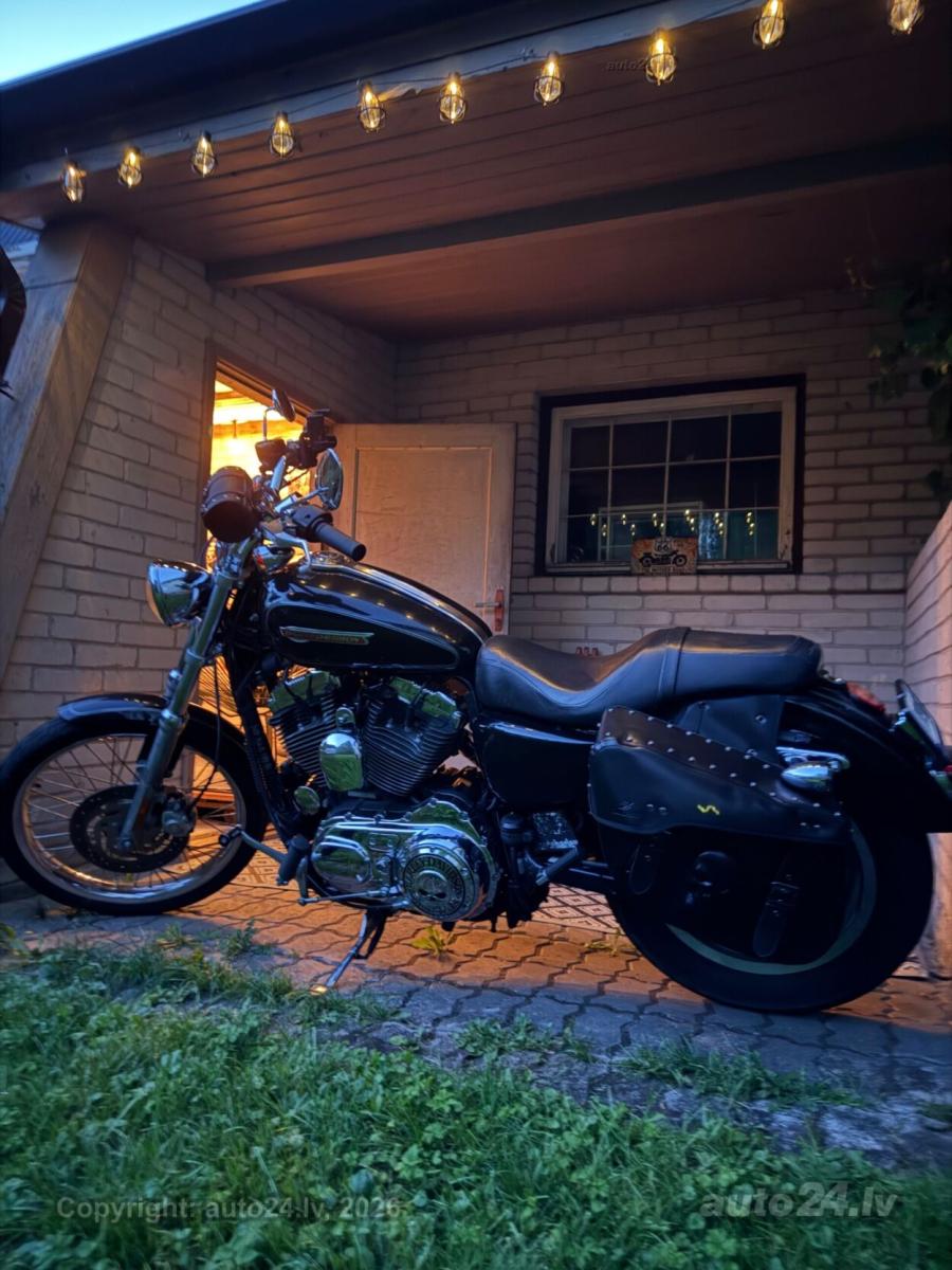 Melns Harley-Davidson Sportster 1200 2007 Tallina, ar dzinēja tilpumu 1.20 L un nobraukumu 0 tūkst. km par 7200 €, foto 7 vietnē AUTOMOTO.COM.LV