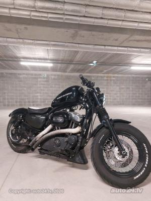 Black Harley-Davidson Sportster 1200 2013 in Tallinn, with an engine capacity of 1.20 L and mileage of 22 thousand km for 7700 €, photo  on AUTOMOTO.COM.LV