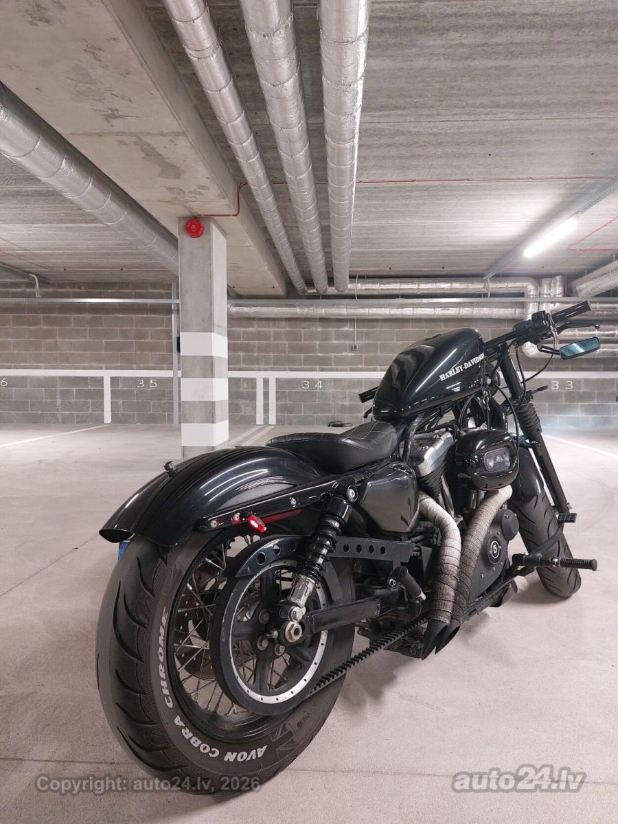 Black Harley-Davidson Sportster 1200 2013 in Tallinn, with an engine capacity of 1.20 L and mileage of 22 thousand km for 7700 €, photo 7 on AUTOMOTO.COM.LV