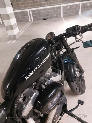 Black Harley-Davidson Sportster 1200 2013 in Tallinn, with an engine capacity of 1.20 L and mileage of 22 thousand km for 7700 €, photo 4 on AUTOMOTO.COM.LV