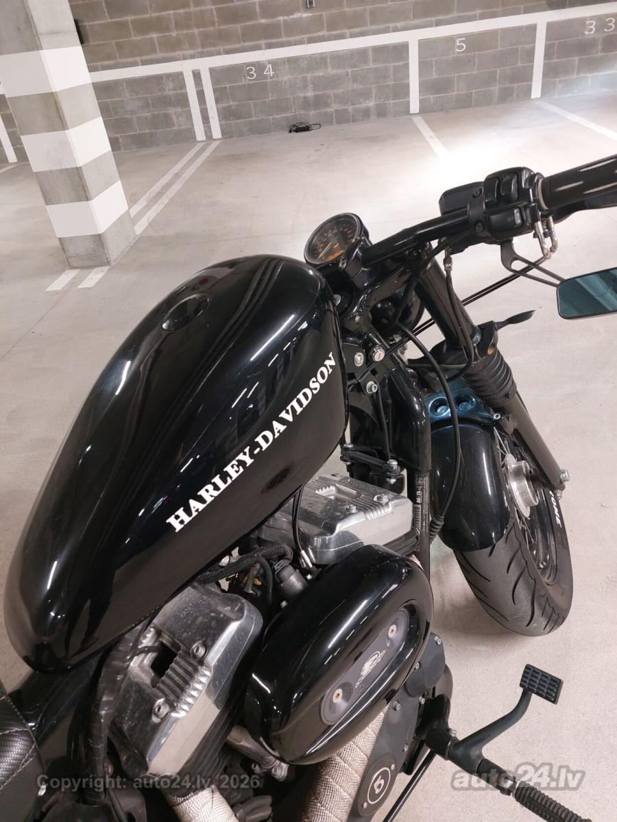 Black Harley-Davidson Sportster 1200 2013 in Tallinn, with an engine capacity of 1.20 L and mileage of 22 thousand km for 7700 €, photo 4 on AUTOMOTO.COM.LV