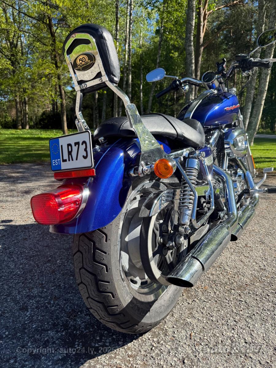 Zils Harley-Davidson Sportster 1200 2007 Pērnava, ar dzinēja tilpumu 1.20 L un nobraukumu 59 tūkst. km par 6800 €, foto 4 vietnē AUTOMOTO.COM.LV