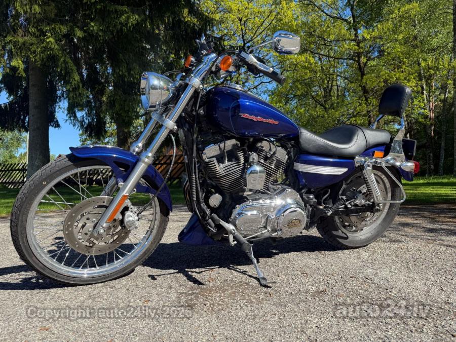 Zils Harley-Davidson Sportster 1200 2007 Pērnava, ar dzinēja tilpumu 1.20 L un nobraukumu 59 tūkst. km par 6800 €, foto 7 vietnē AUTOMOTO.COM.LV