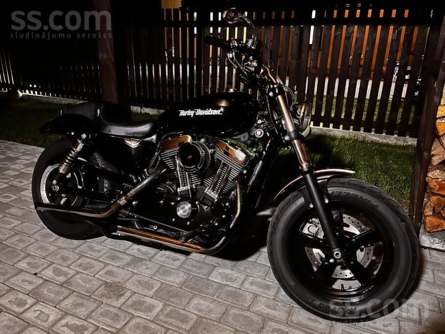 Harley-Davidson Sportster 1200 2014 in Riga, with an engine capacity of 1.20 L and mileage of 0 thousand km for 8250 €, photo 1 on AUTOMOTO.COM.LV