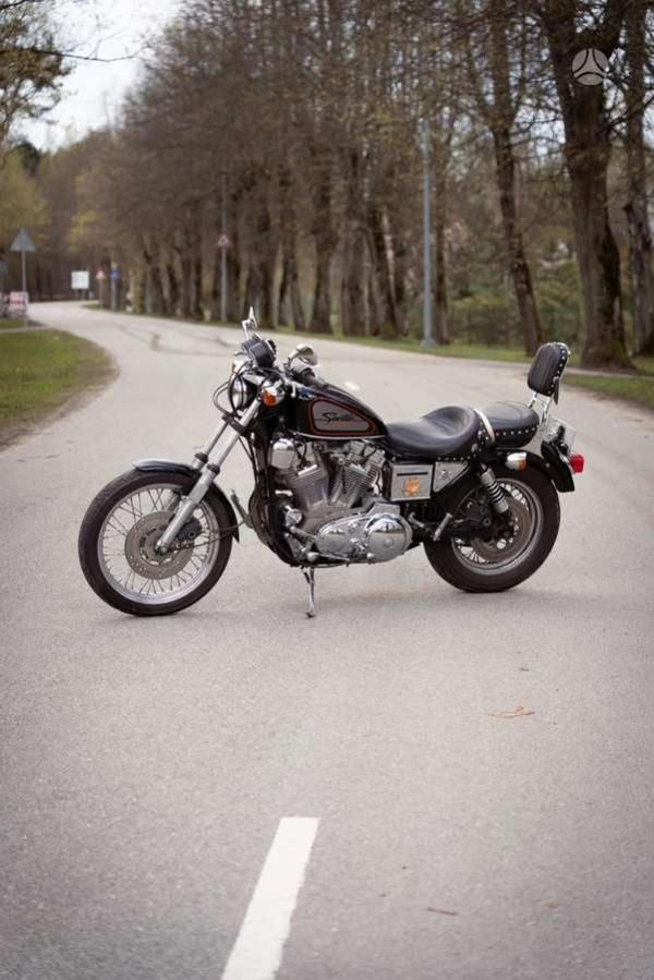 Черный Харли-Девидсон Sportster 1986 в Рига, объемом двигателя 0.88 л и пробегом 97 тыс. км за 4200 €, фото 8 на AUTOMOTO.COM.LV