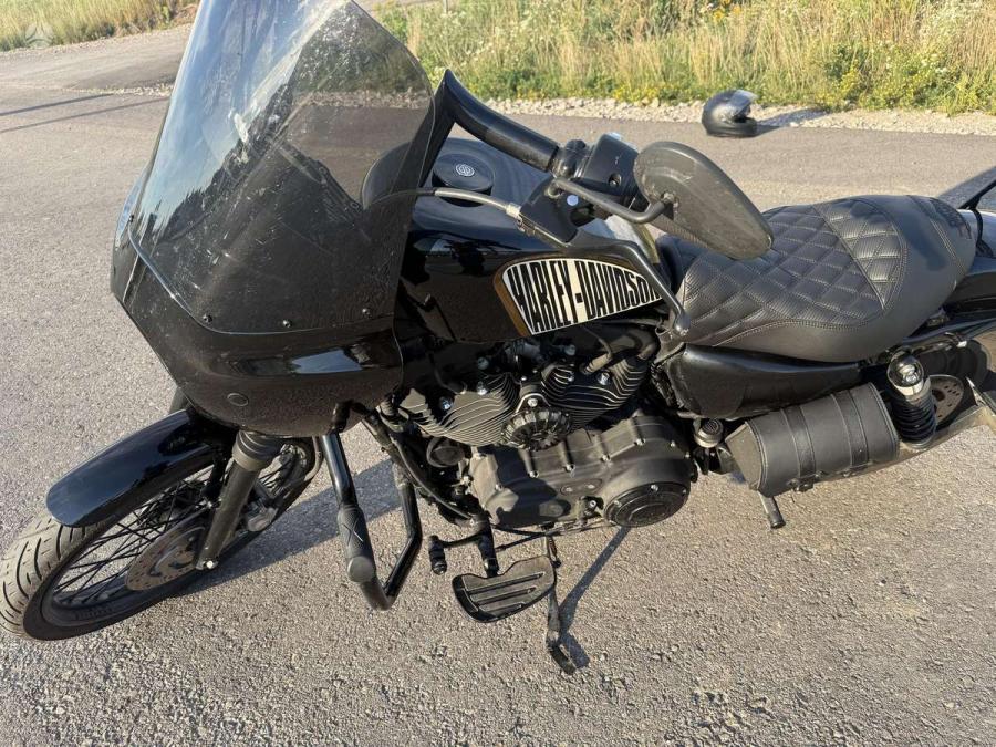 Черный Харли-Девидсон Sportster 2007 в Вильнюс, объемом двигателя 1.20 л и пробегом 35 тыс. км за 6300 €, фото 13 на AUTOMOTO.COM.LV