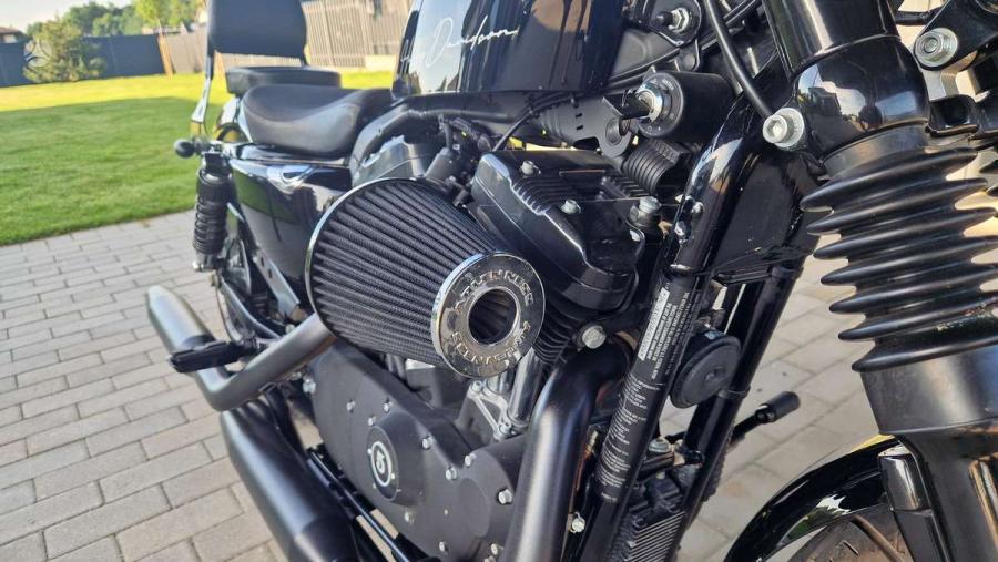 Melns Harley-Davidson Sportster 2010 Klaipėda, ar dzinēja tilpumu 1.20 L un nobraukumu 9 tūkst. km par 9800 €, foto 10 vietnē AUTOMOTO.COM.LV