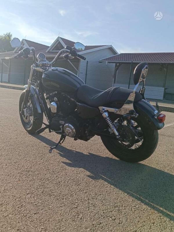 Black Harley-Davidson Sportster 2014 in Pagegiai, with an engine capacity of 1.20 L and mileage of 46 thousand km for 9100 €, photo 2 on AUTOMOTO.COM.LV