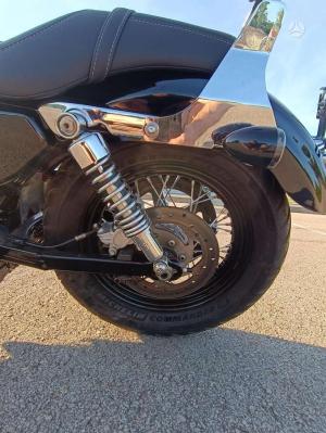 Black Harley-Davidson Sportster 2014 in Pagegiai, with an engine capacity of 1.20 L and mileage of 46 thousand km for 9100 €, photo 20 on AUTOMOTO.COM.LV