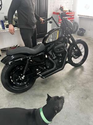 Melns Harley-Davidson Sportster 2015 Kauņa, ar dzinēja tilpumu 1.20 L un nobraukumu 29 tūkst. km par 6700 €, foto 4 vietnē AUTOMOTO.COM.LV