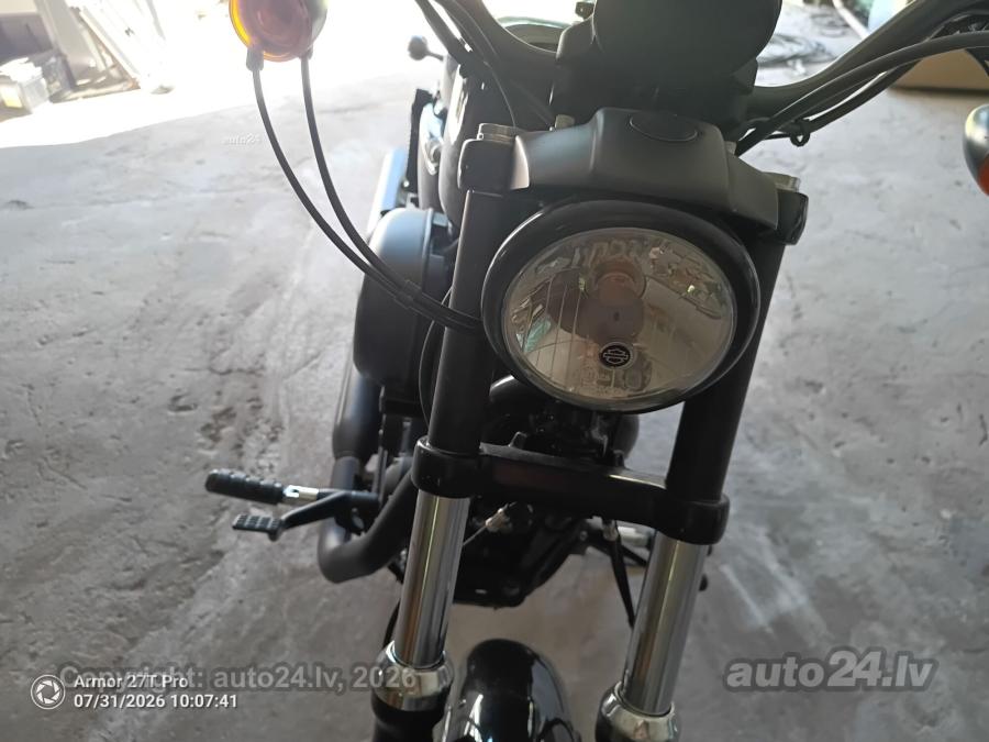 Black Harley-Davidson Sportster 2015 in Tallinn, with an engine capacity of 0.83 L and mileage of 16 thousand km for 7500 €, photo 7 on AUTOMOTO.COM.LV
