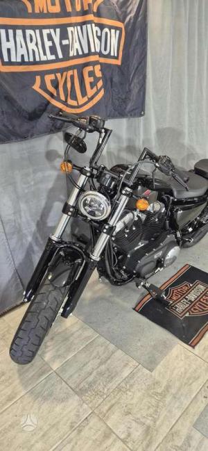 Black Harley-Davidson Sportster 2019 in Kaunas, with an engine capacity of 1.20 L and mileage of 10 thousand km for 7600 €, photo 9 on AUTOMOTO.COM.LV