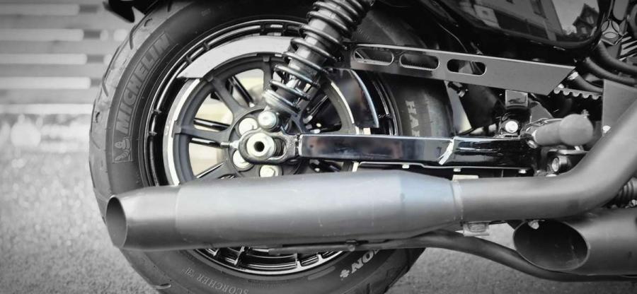 Black Harley-Davidson Sportster 2019 in Kaunas, with an engine capacity of 1.20 L and mileage of 10 thousand km for 7600 €, photo 20 on AUTOMOTO.COM.LV