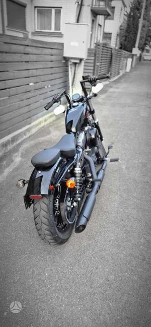 Black Harley-Davidson Sportster 2019 in Kaunas, with an engine capacity of 1.20 L and mileage of 10 thousand km for 7600 €, photo 24 on AUTOMOTO.COM.LV