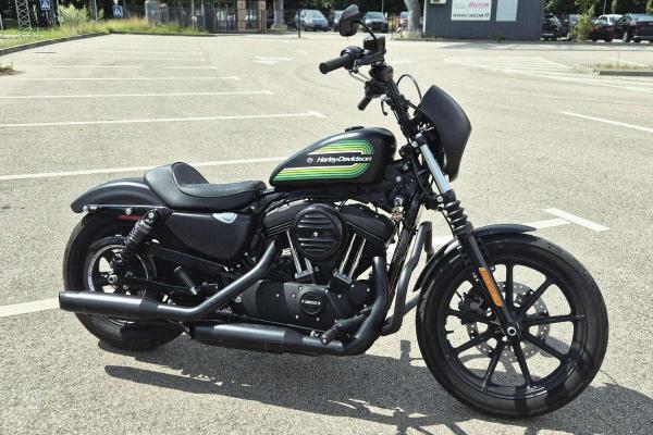 Black Harley-Davidson Sportster 2021 in Vilnius, with an engine capacity of 1.20 L and mileage of 4 thousand km for 6999 €, photo 1 on AUTOMOTO.COM.LV