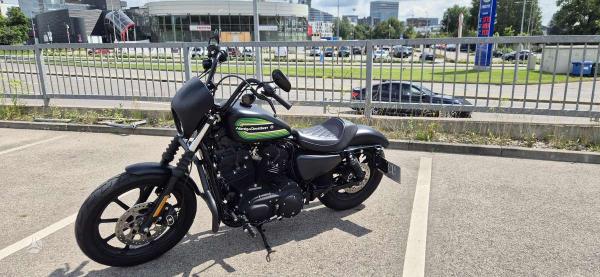 Black Harley-Davidson Sportster 2021 in Vilnius, with an engine capacity of 1.20 L and mileage of 4 thousand km for 6999 €, photo 3 on AUTOMOTO.COM.LV
