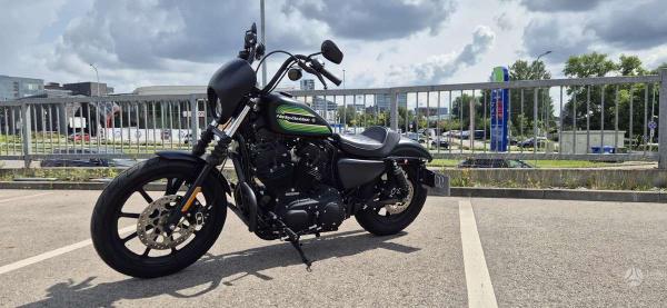 Black Harley-Davidson Sportster 2021 in Vilnius, with an engine capacity of 1.20 L and mileage of 4 thousand km for 6999 €, photo 4 on AUTOMOTO.COM.LV