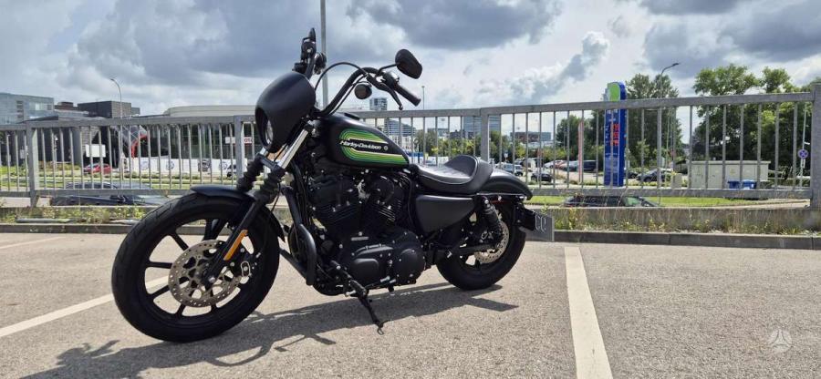 Черный Харли-Девидсон Sportster 2021 в Вильнюс, объемом двигателя 1.20 л и пробегом 4 тыс. км за 6999 €, фото 4 на AUTOMOTO.COM.LV