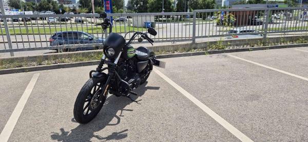 Black Harley-Davidson Sportster 2021 in Vilnius, with an engine capacity of 1.20 L and mileage of 4 thousand km for 6999 €, photo 6 on AUTOMOTO.COM.LV