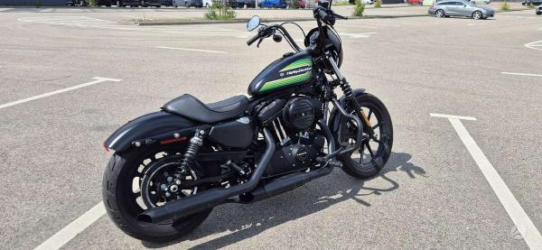 Black Harley-Davidson Sportster 2021 in Vilnius, with an engine capacity of 1.20 L and mileage of 4 thousand km for 6999 €, photo 9 on AUTOMOTO.COM.LV