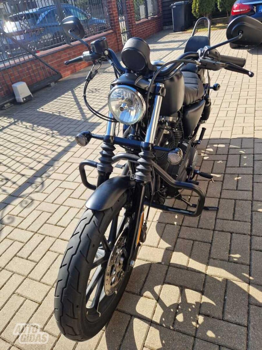 Black Harley-Davidson Sportster 2021 in Klaipeda, with an engine capacity of 0.88 L and mileage of 9 thousand km for 6890 €, photo 5 on AUTOMOTO.COM.LV