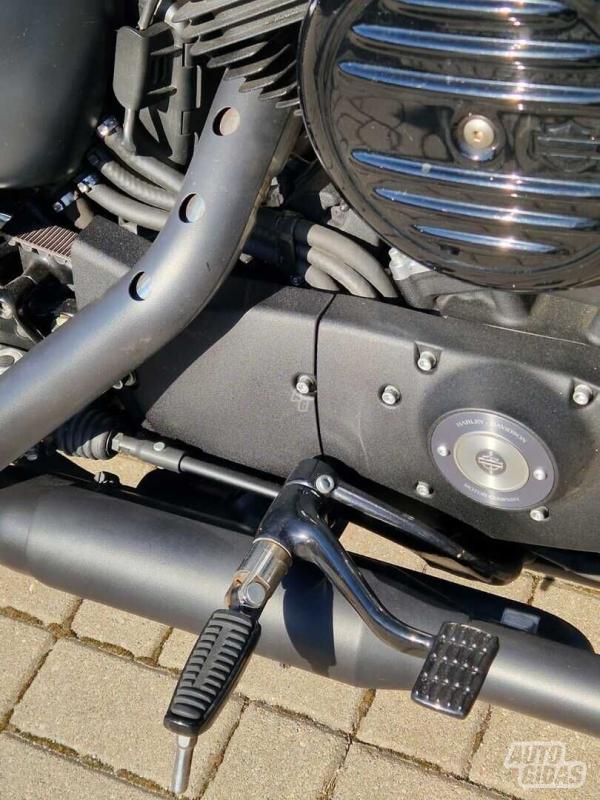 Black Harley-Davidson Sportster 2021 in Klaipeda, with an engine capacity of 0.88 L and mileage of 9 thousand km for 6890 €, photo 8 on AUTOMOTO.COM.LV