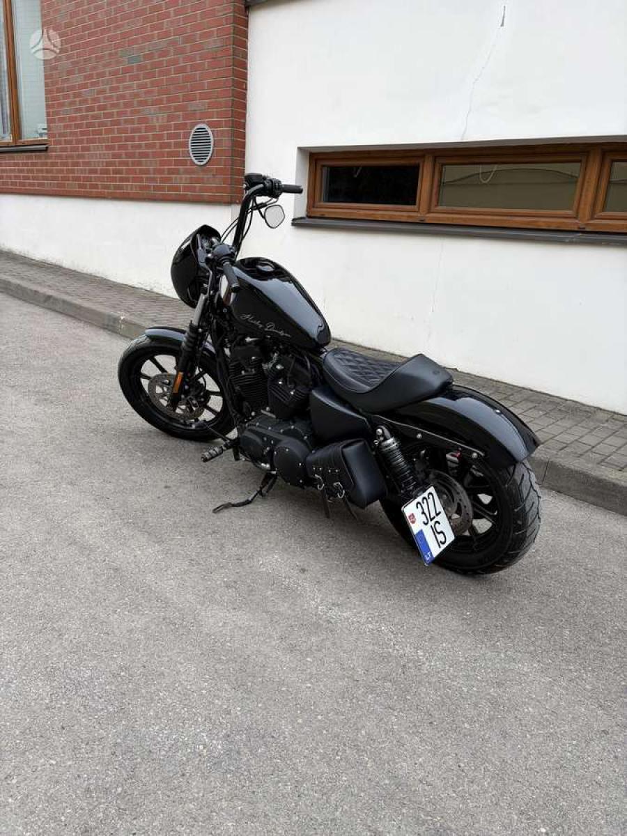 Black Harley-Davidson Sportster 2021 in Siauliai, with an engine capacity of 1.20 L and mileage of 18 thousand km for 7600 €, photo 3 on AUTOMOTO.COM.LV