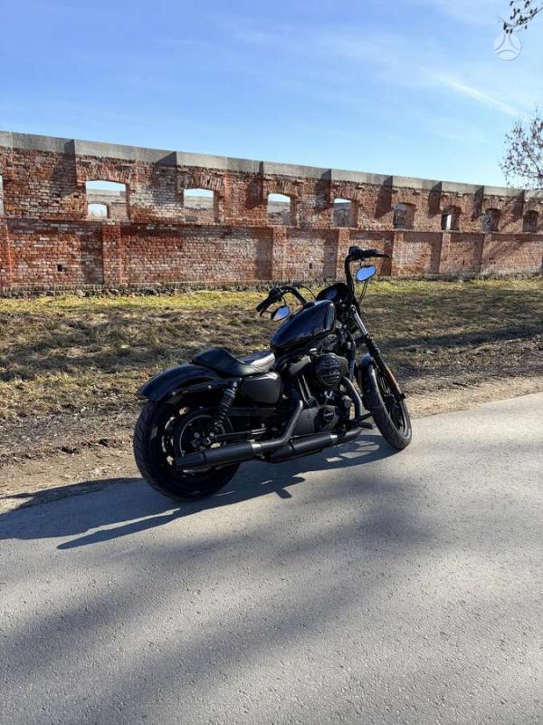 Black Harley-Davidson Sportster 2021 in Siauliai, with an engine capacity of 1.20 L and mileage of 18 thousand km for 7600 €, photo 3 on AUTOMOTO.COM.LV