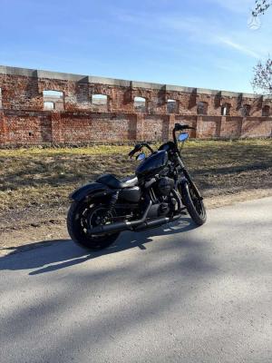 Black Harley-Davidson Sportster 2021 in Siauliai, with an engine capacity of 1.20 L and mileage of 18 thousand km for 7600 €, photo 4 on AUTOMOTO.COM.LV