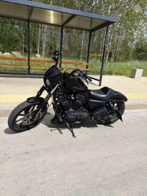 Black Harley-Davidson Sportster 2021 in Siauliai, with an engine capacity of 1.20 L and mileage of 18 thousand km for 7600 €, photo 6 on AUTOMOTO.COM.LV