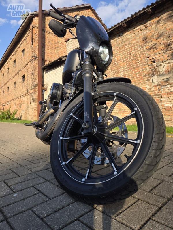 Black Harley-Davidson Sportster 2022 in Kedainiai, with an engine capacity of 0.88 L and mileage of 16 thousand km for 8500 €, photo 3 on AUTOMOTO.COM.LV