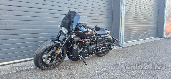 Black Harley-Davidson Sportster 2026 in Tallinn, with an engine capacity of 1.25 L and mileage of 0 thousand km for 17750 €, photo 4 on AUTOMOTO.COM.LV
